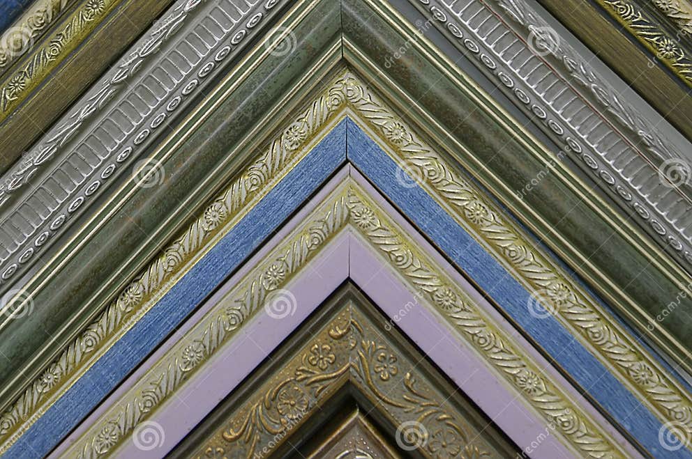 Various Picture Frames Samples Stock Photo - Image of paint, design ...