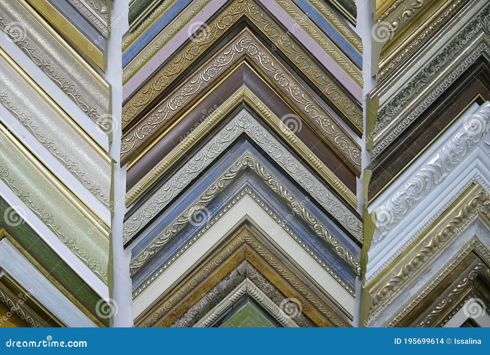 Various Picture Frames Samples Stock Photo - Image of pattern, business ...