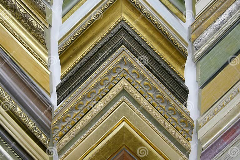 Various Picture Frames Samples Stock Photo - Image of frame, choice ...