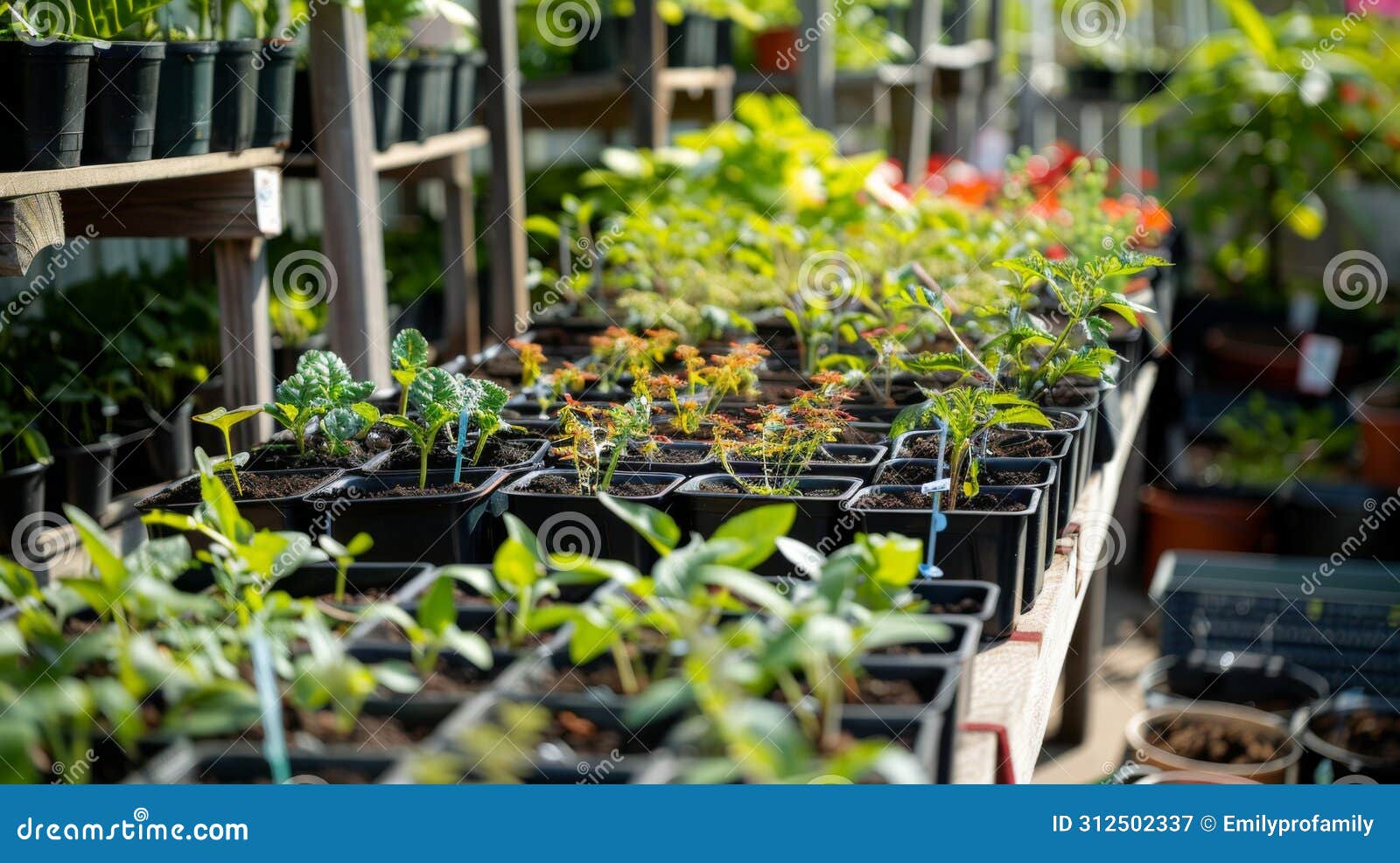 Assorted Plants in the Pots Stock Image - Image of cultivated, house ...