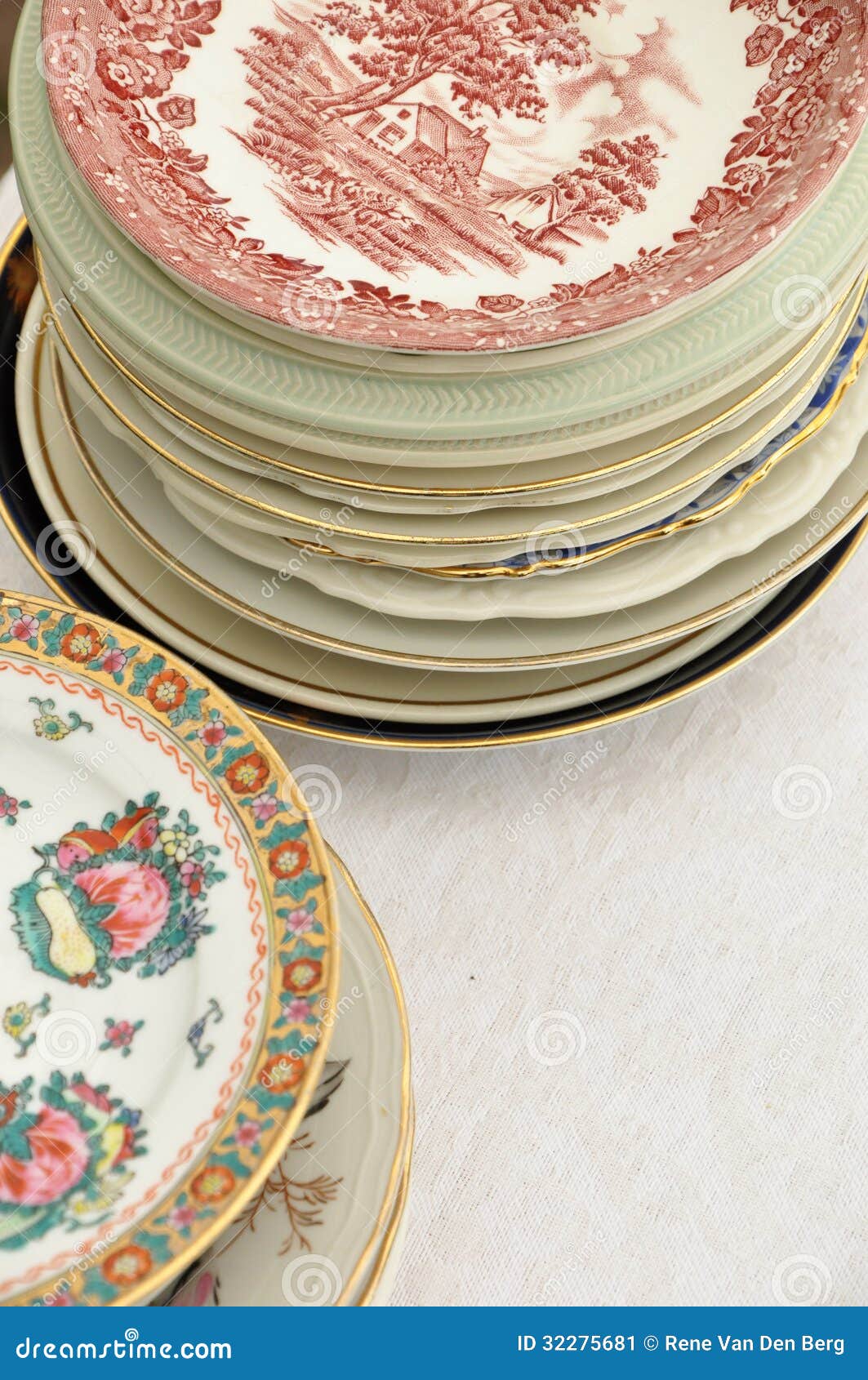 Various Plates stock image. Image of group, food, clean - 32275681