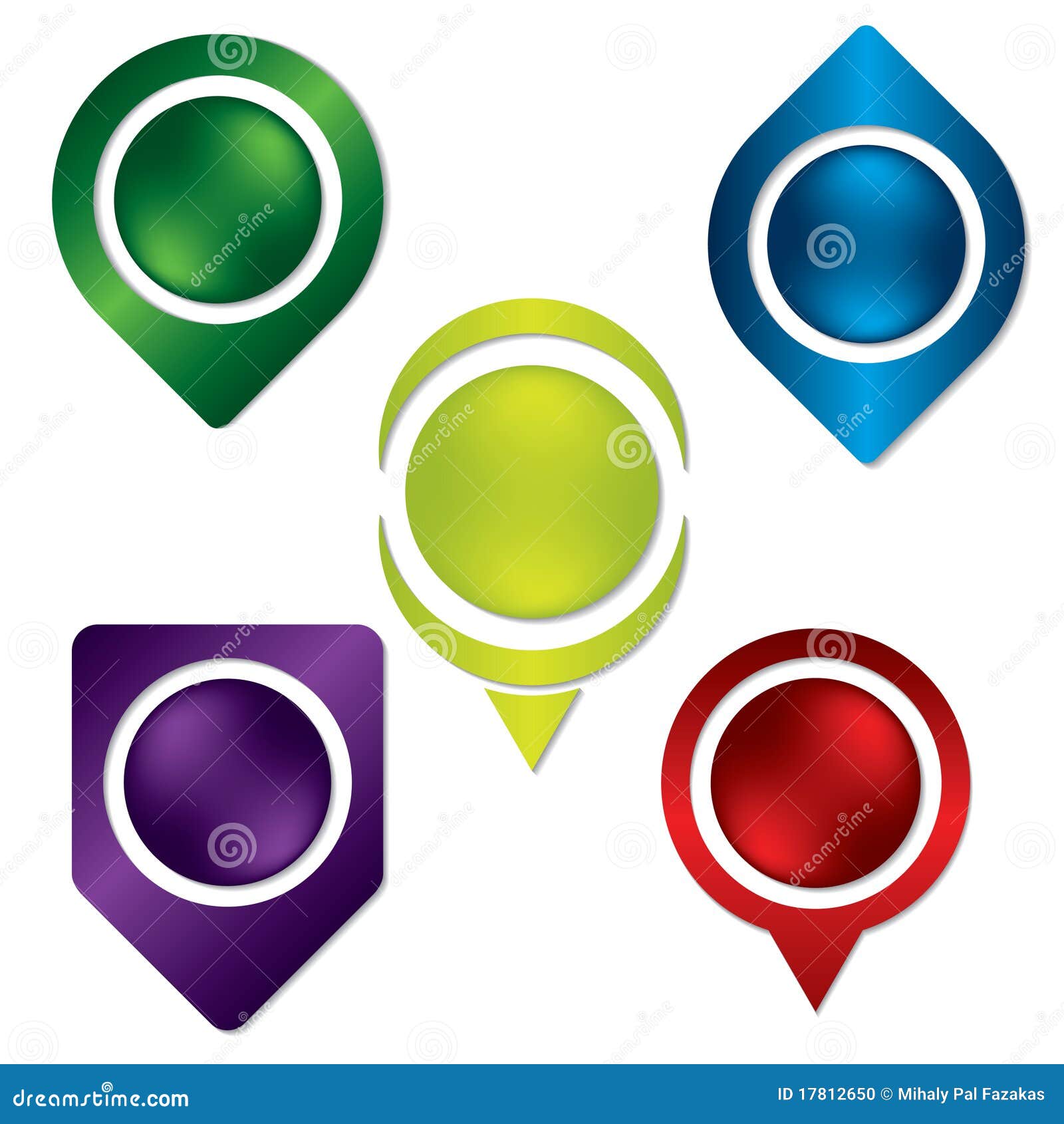 Various pointer/ label set stock vector. Illustration of merchandise ...