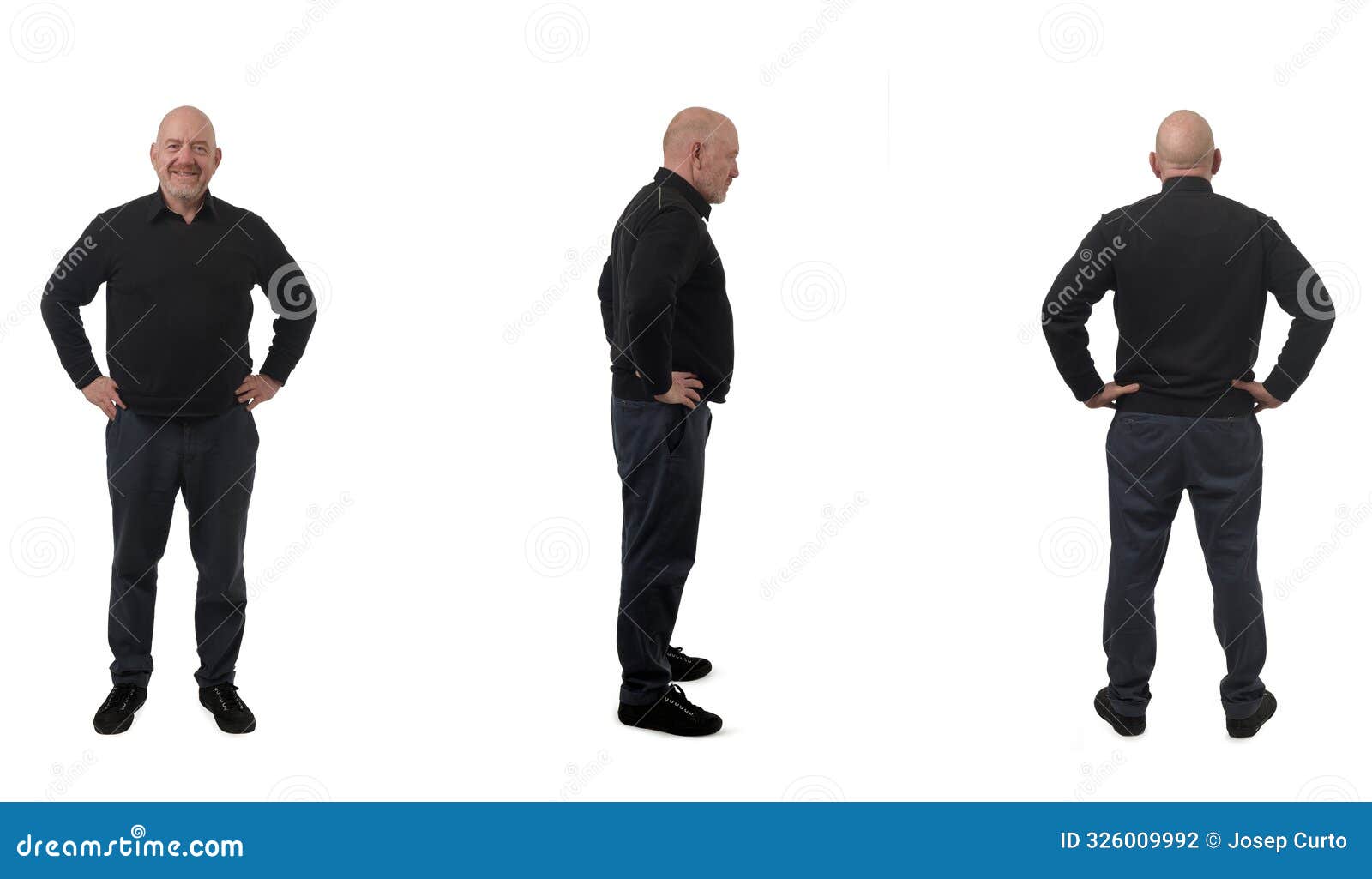 Various Poses of the Same Man Stock Photo - Image of male, belly: 326009992