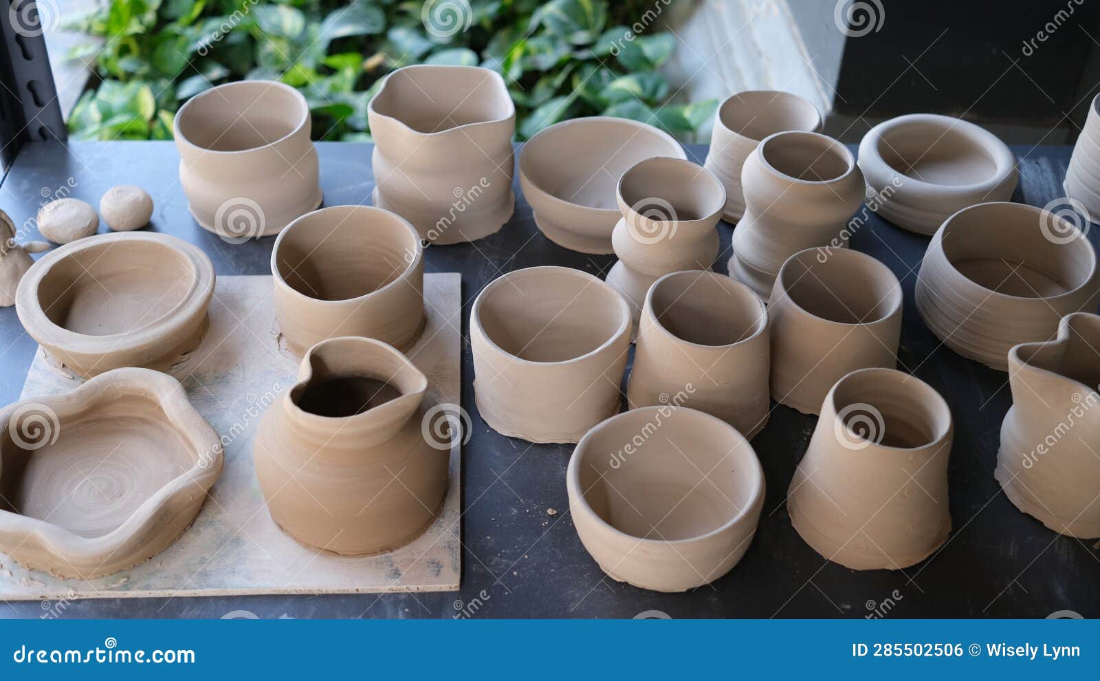 Various Pot of Containers Made of Clay. Stock Photo - Image of ...