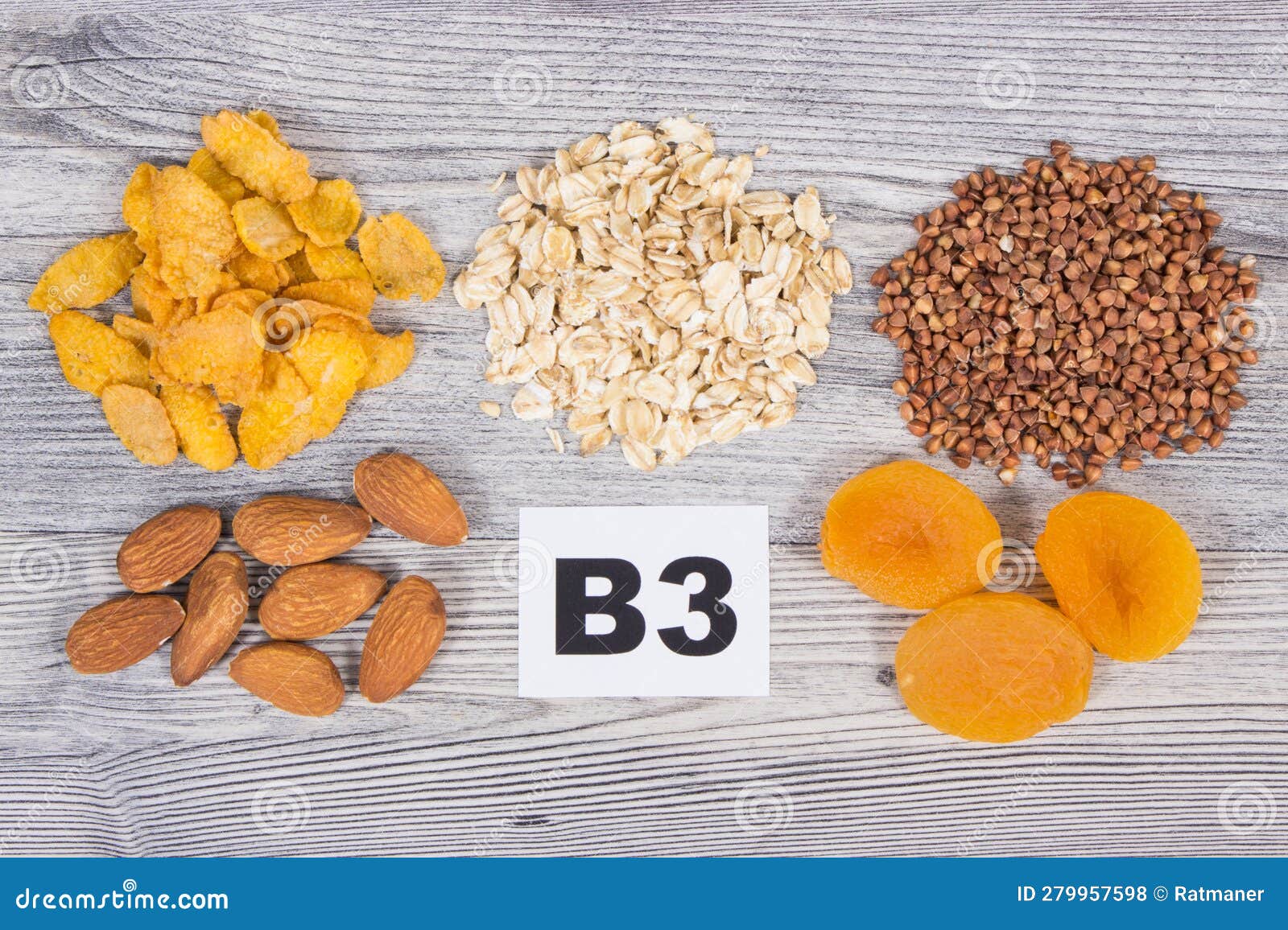 Various Products or Ingredients As Source Natural Vitamin B3 and ...