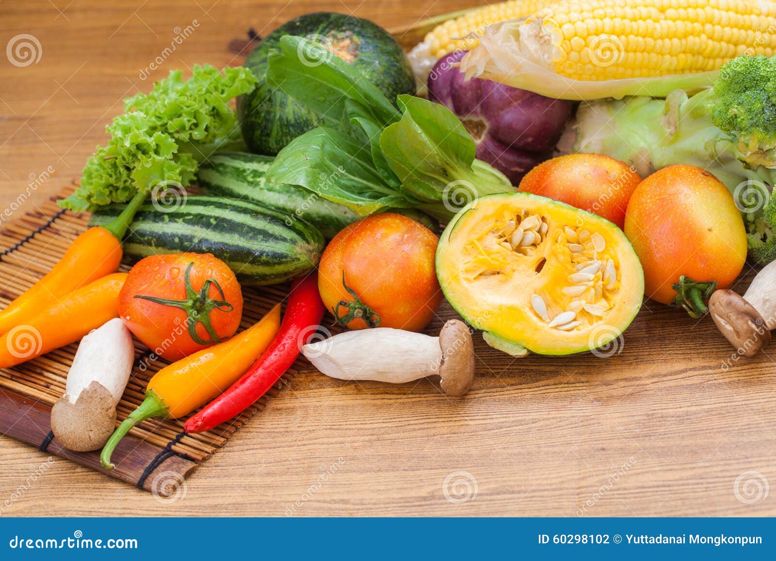 Various raw vegetables stock photo. Image of basket, paprika - 60298102