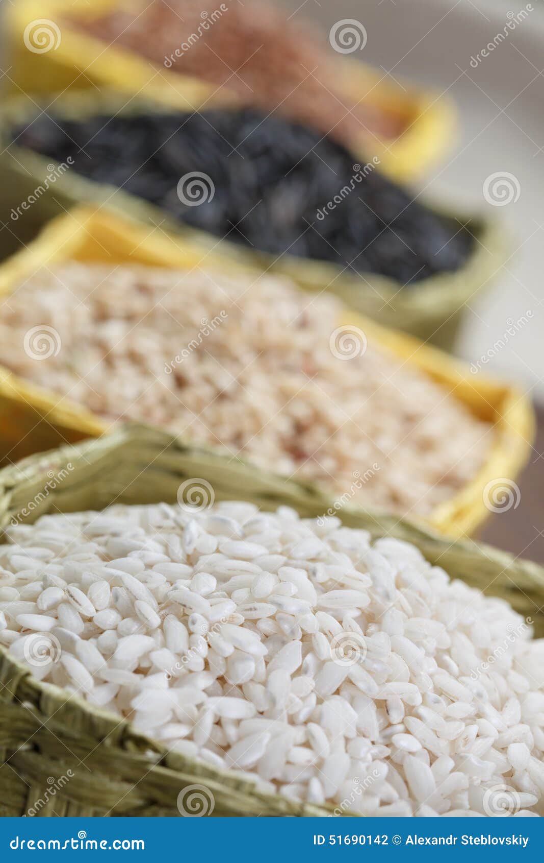 Various rice stock photo. Image of food, seed, culture - 51690142