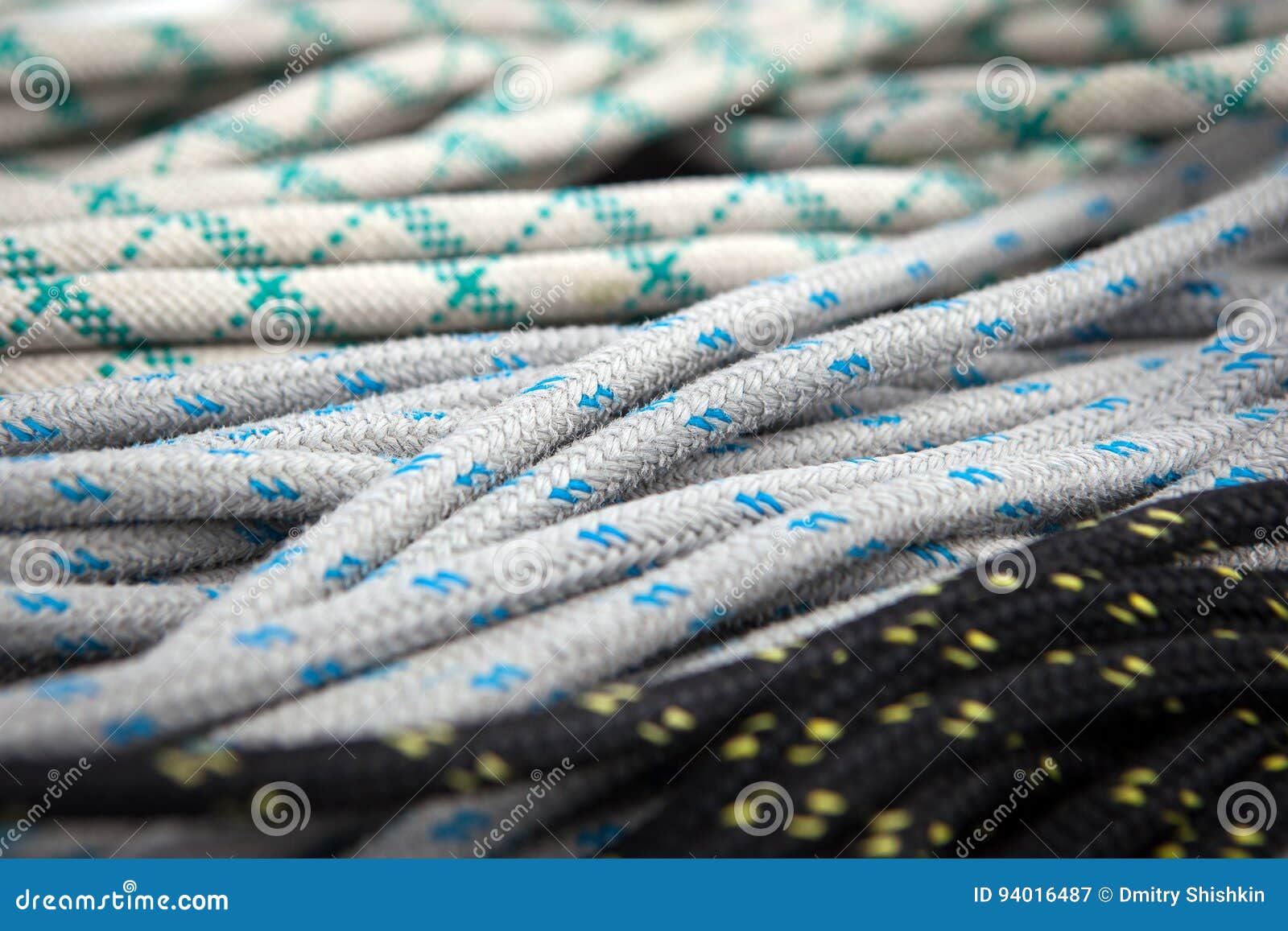 Various Ropes on Board Sailing Boats Stock Image - Image of macro, rope ...