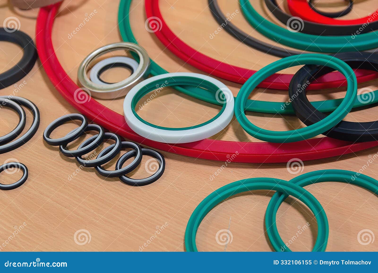 Various Rubber Products and Sealing Products at the Exhibition Stand ...