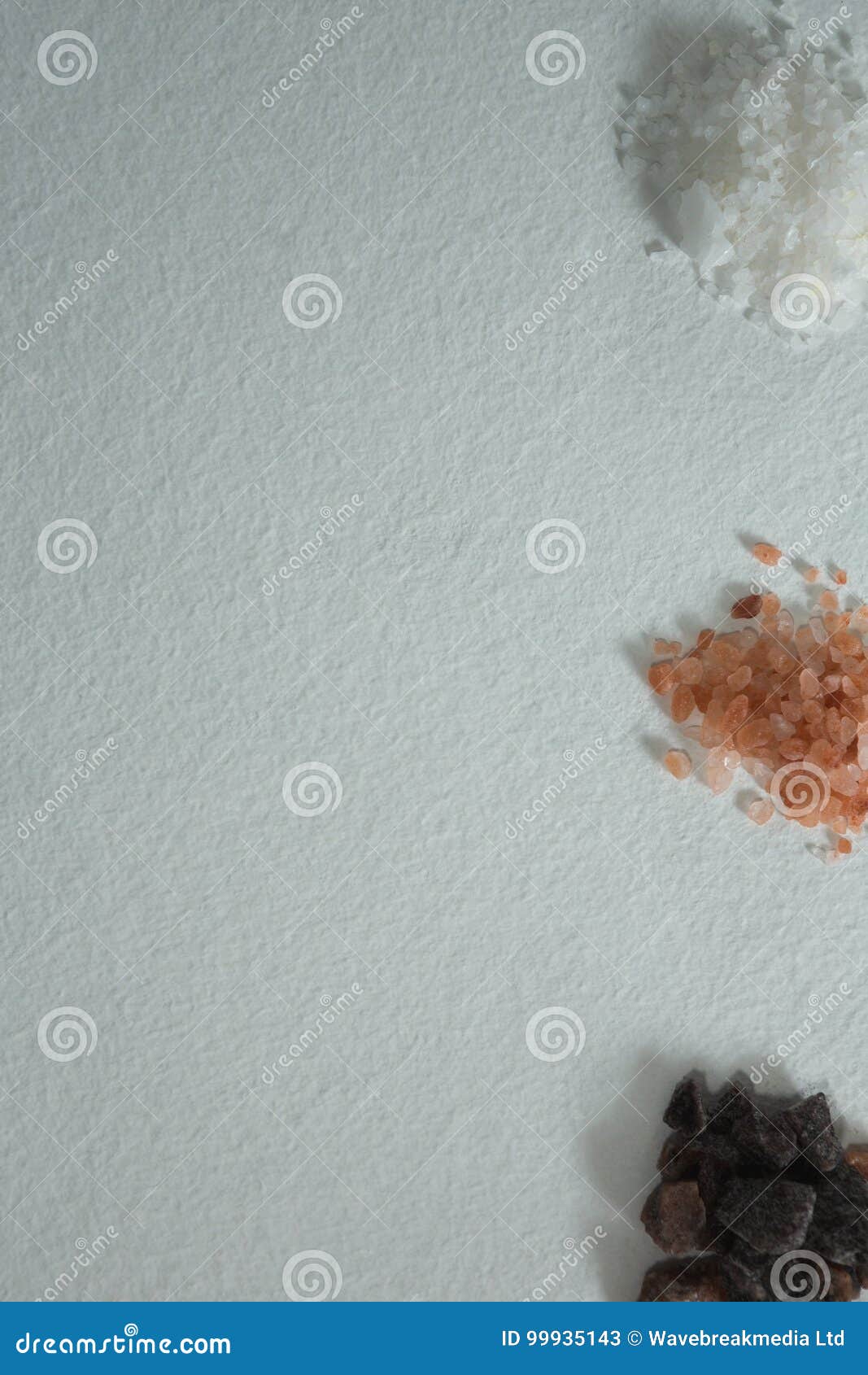 Various Salt on White Background Stock Image - Image of cooking, people ...