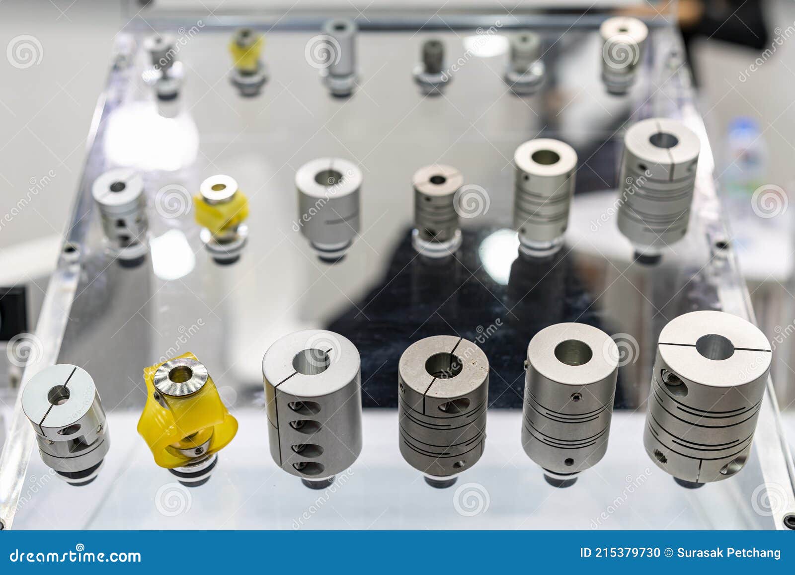 Shaft Alignment Is The Process Of Aligning Two With Each Stock Image ...