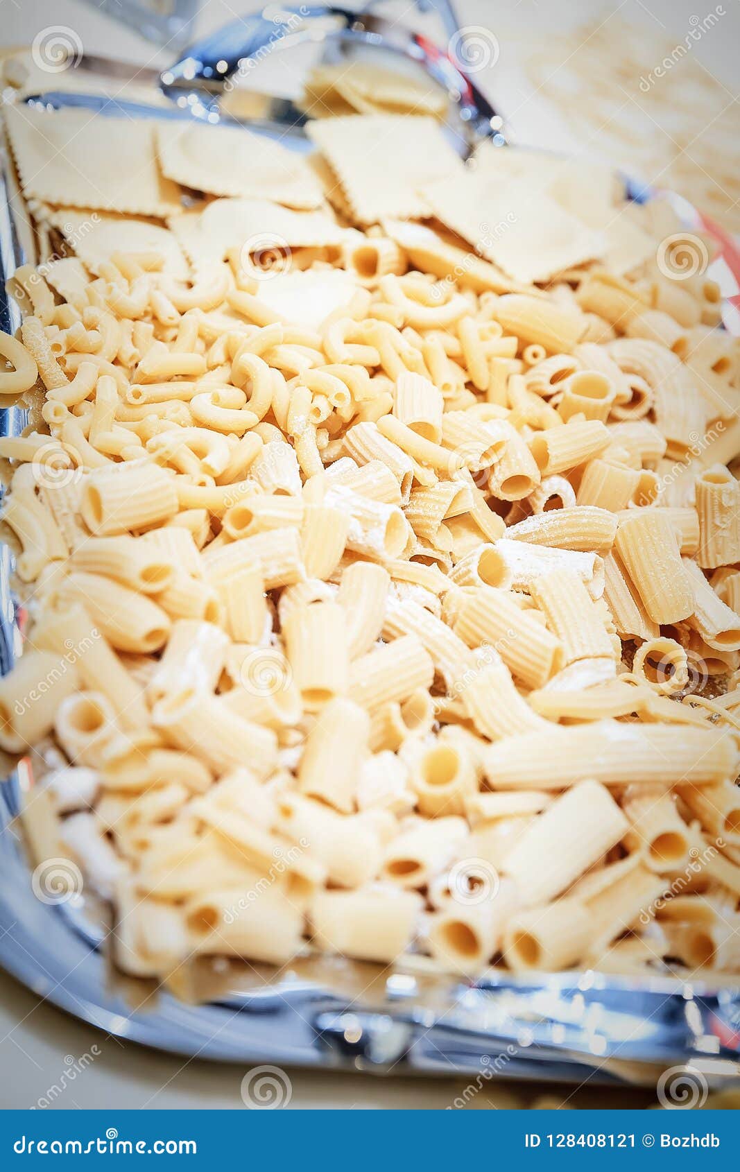 Raw Pasta Background Close Up Stock Image - Image of life, fresh: 128408121