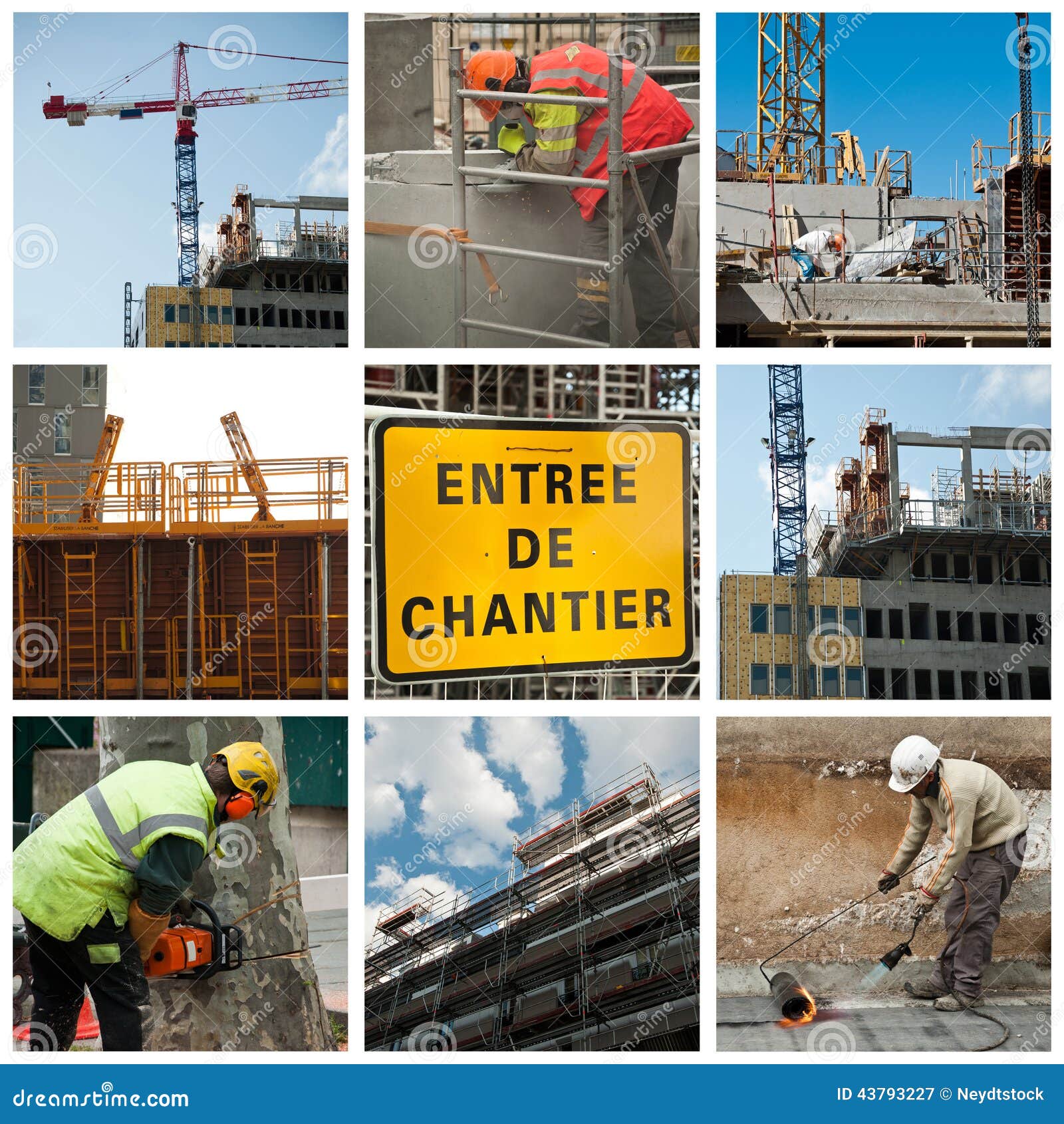 Various Scenes of Sites Construction Editorial Photography - Image of ...