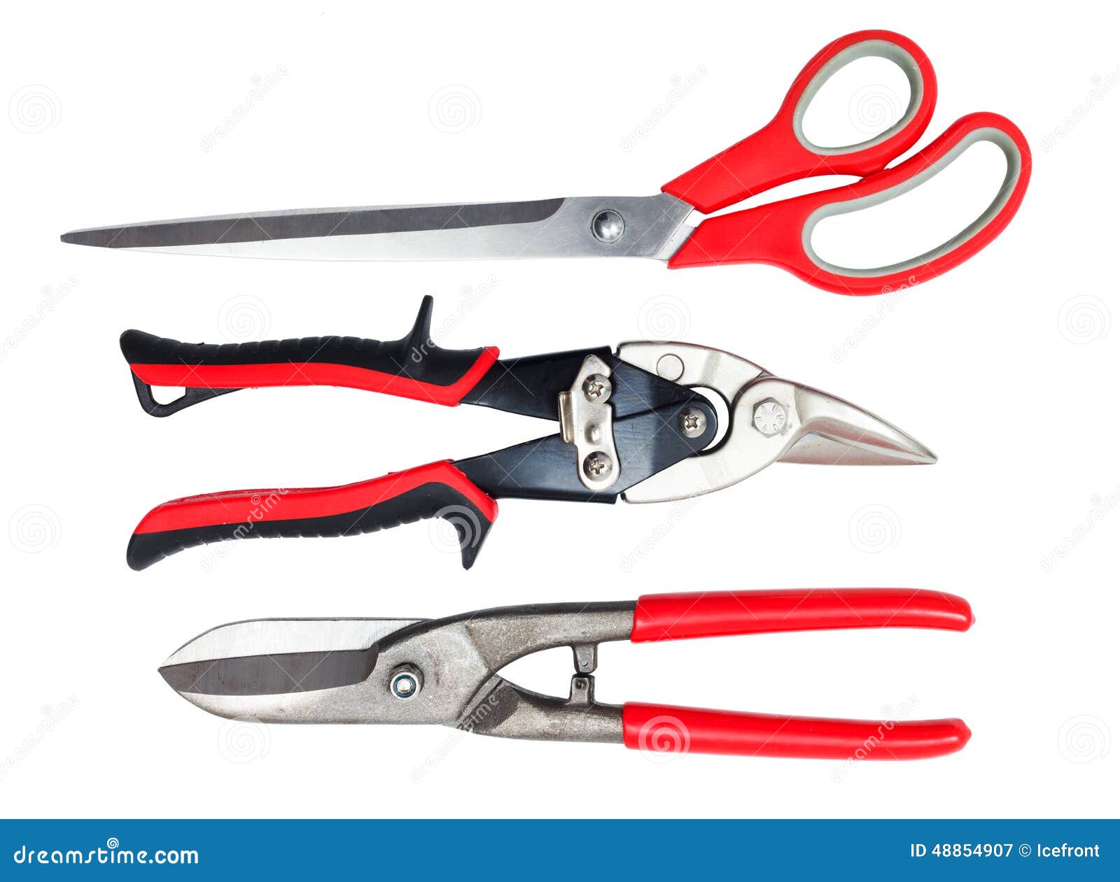 Various scissors stock image. Image of steel, isolated - 48854907