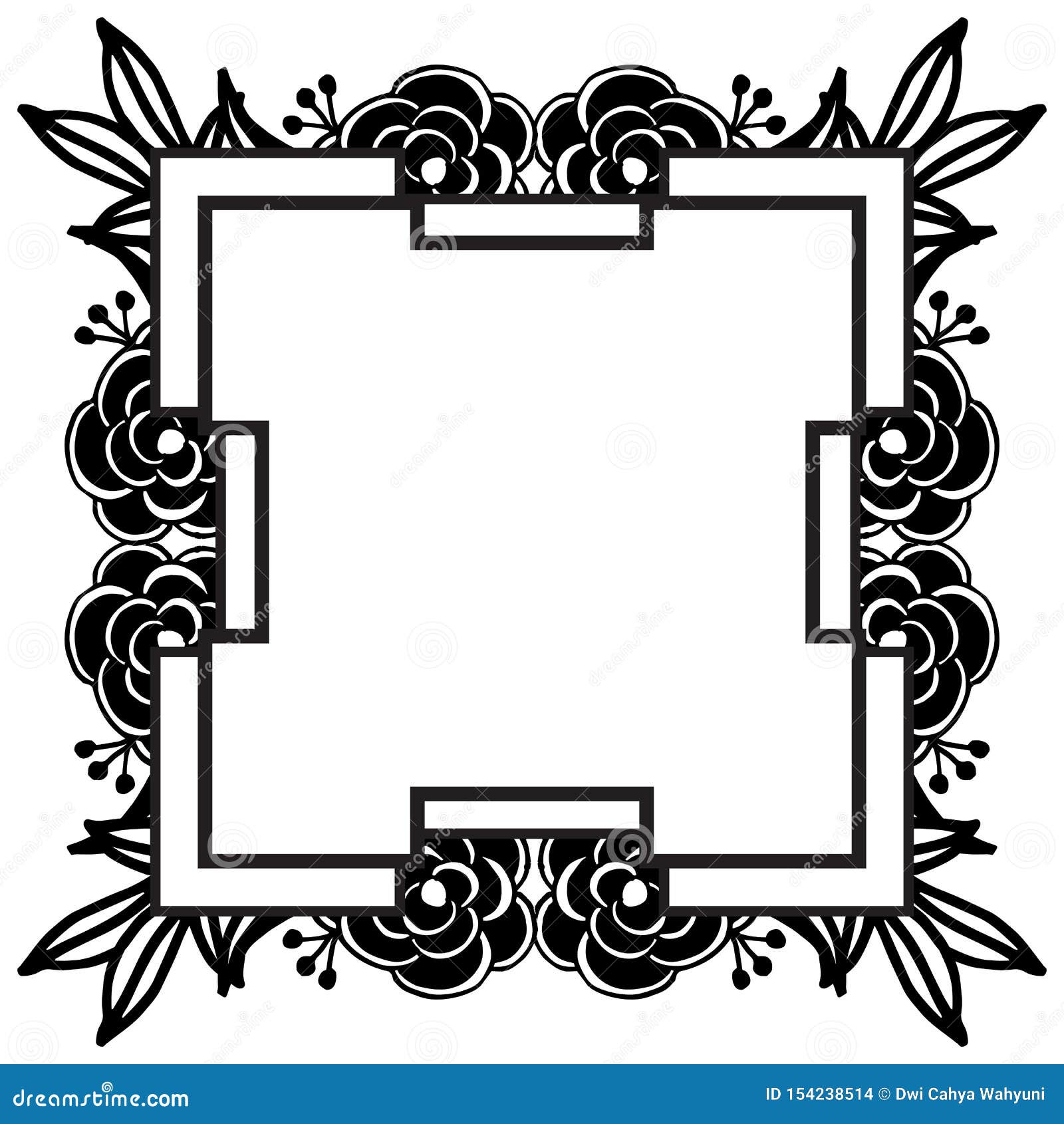 Various Shape of Cards, Invitation Card, Greeting Card, Floral Frame ...