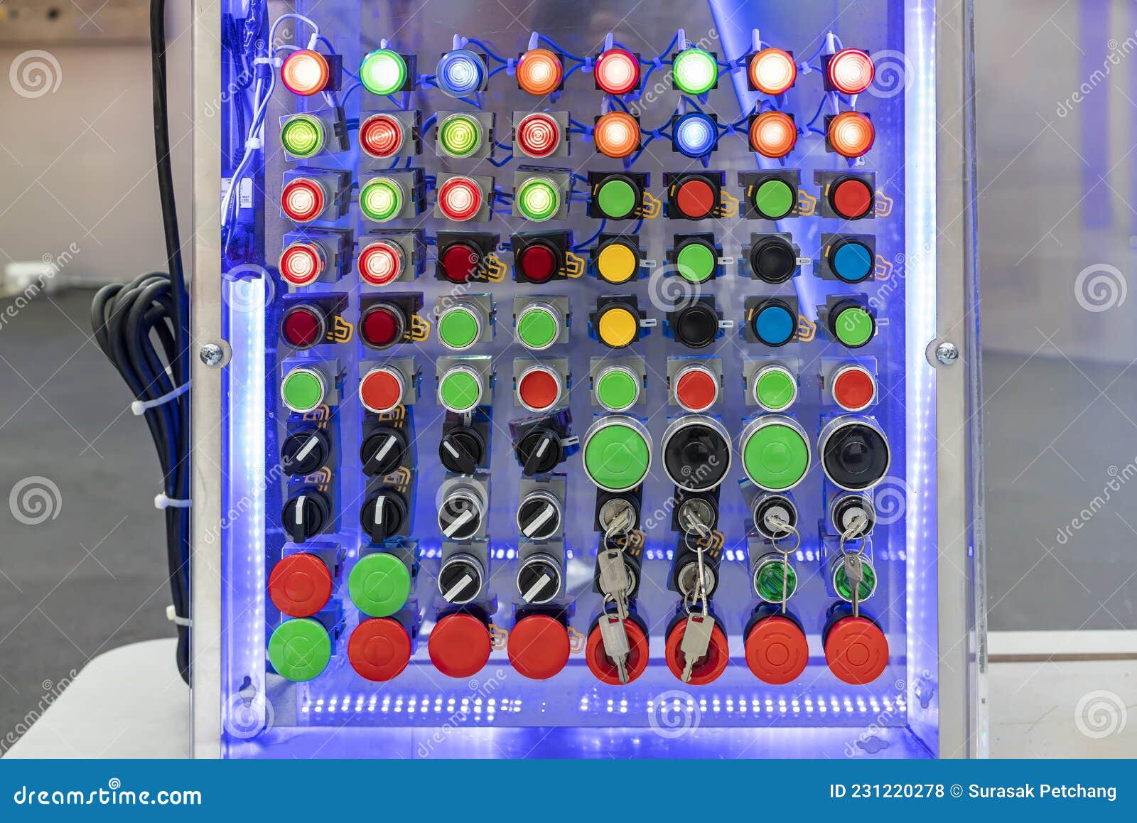 Pilot Lamp Led For Main Distribution Board. Stock Photography ...