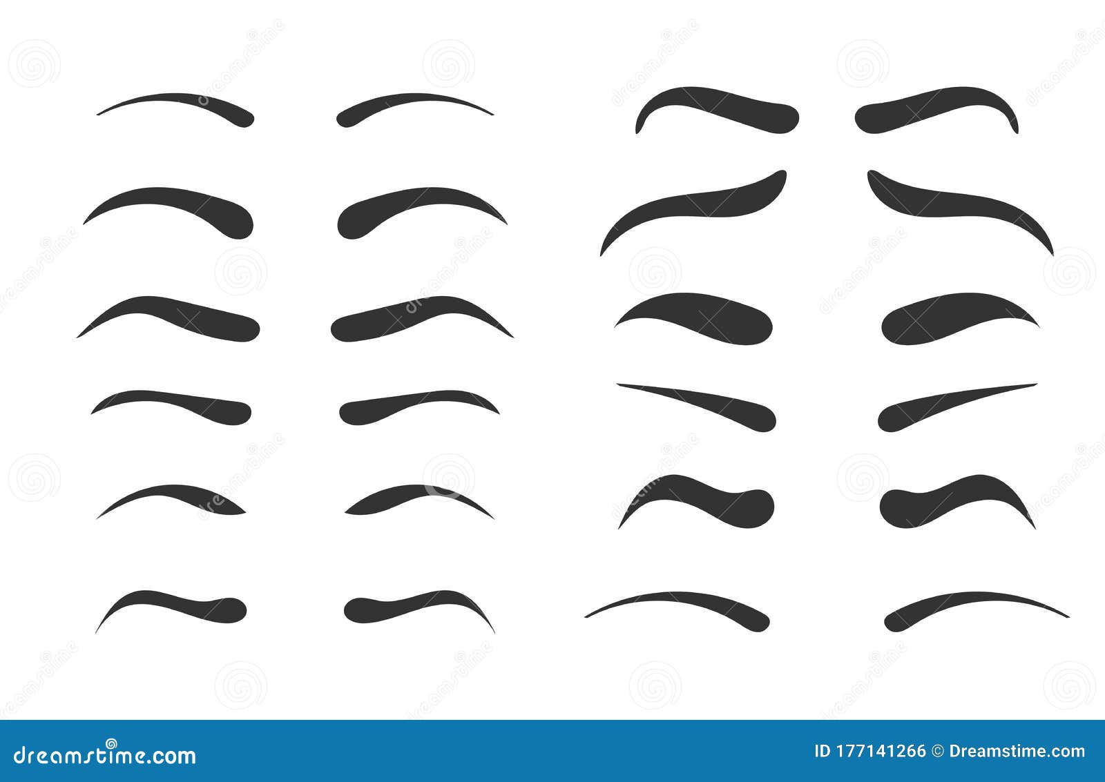 Type Different Fish Isolated On White. Vintage Engraving Monochrome ...