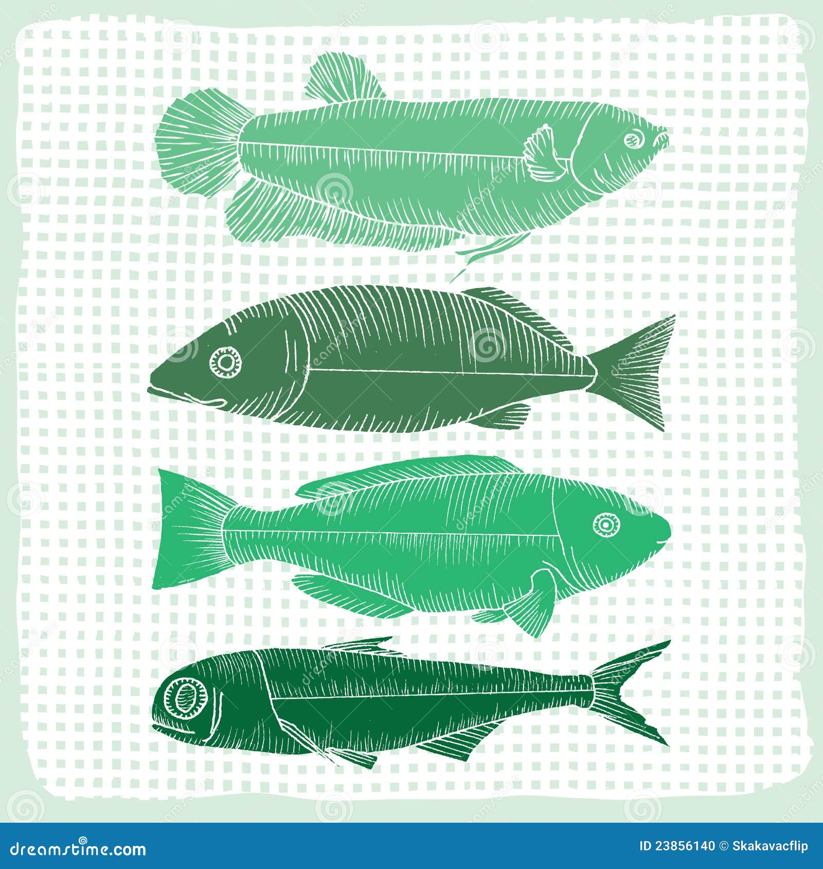 Various shapes of fish stock vector. Illustration of astrology - 23856140