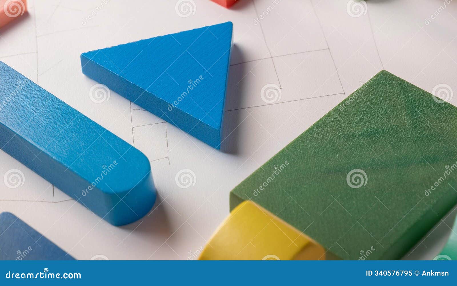 Various Shapes and Forms on a Design Sheet, Representing Structure ...