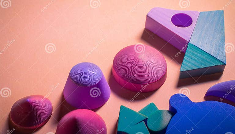 Various Shapes and Forms on a Design Sheet, Representing Structure ...