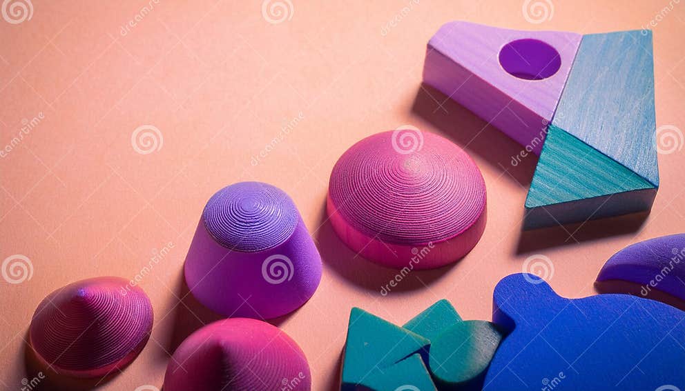 Various Shapes and Forms on a Design Sheet, Representing Structure ...