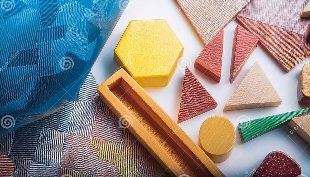 Various Shapes and Forms on a Design Sheet, Representing Structure ...