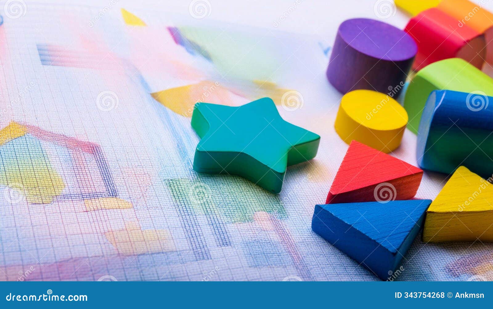 Various Shapes and Forms on a Design Sheet, Representing Structure ...