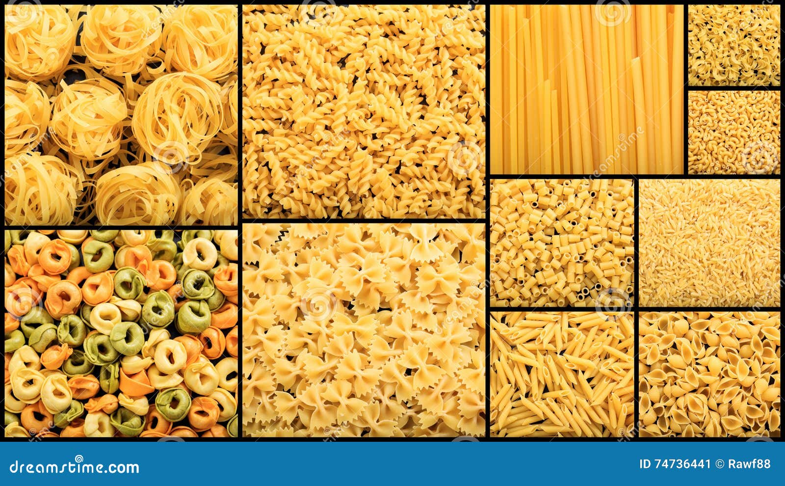 Pasta Collage Royalty-Free Stock Photo | CartoonDealer.com #20571885
