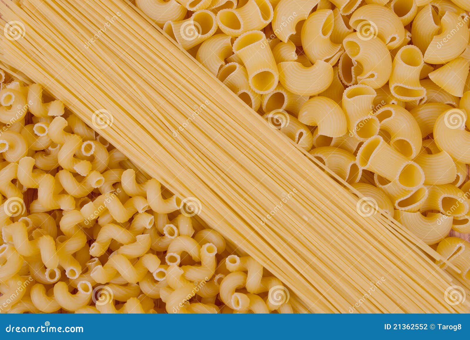 Various Shapes of Uncooked Pasta Stock Photo - Image of delicious, diet ...