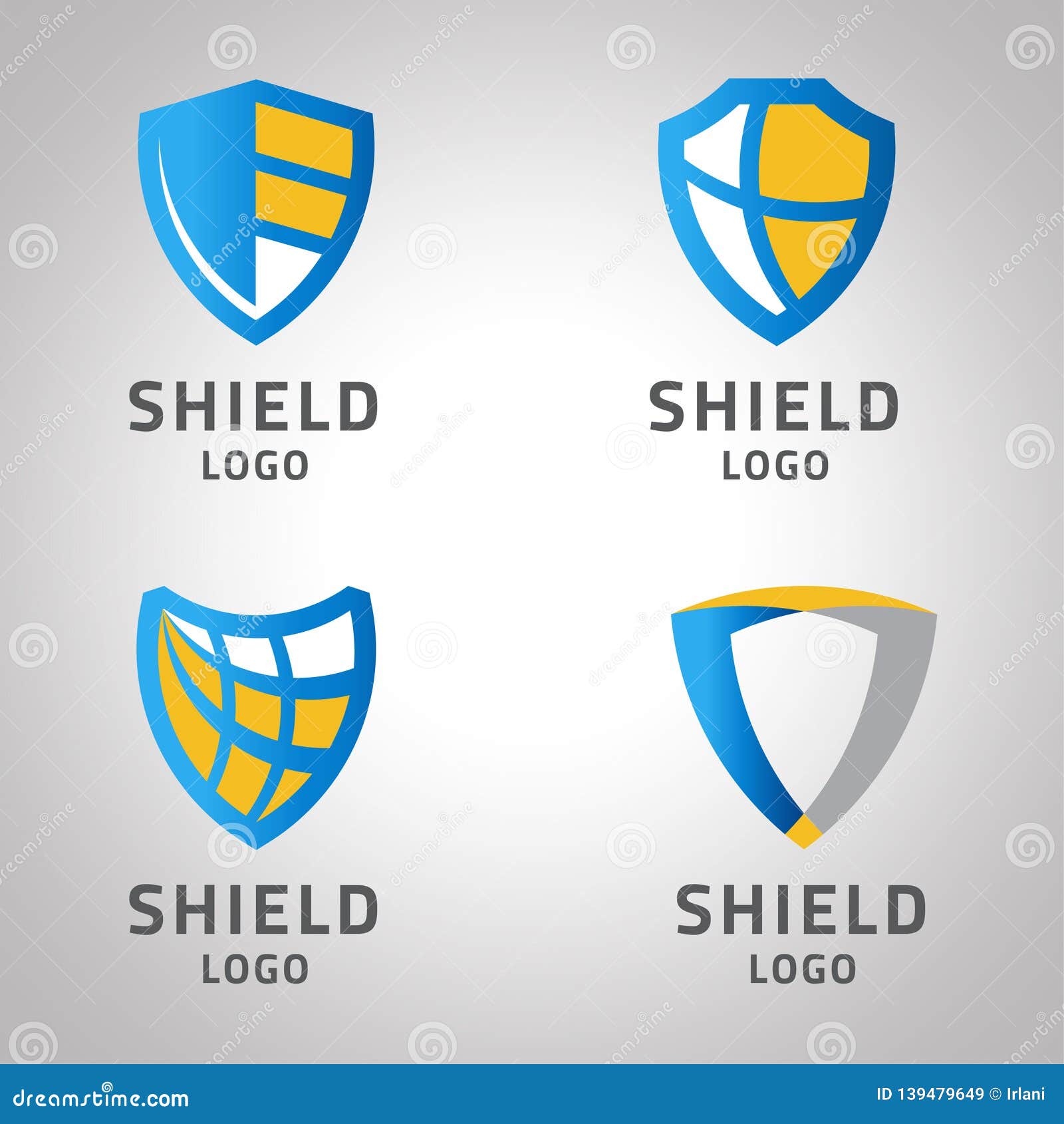 Various shield secure logo stock vector. Illustration of vintage ...