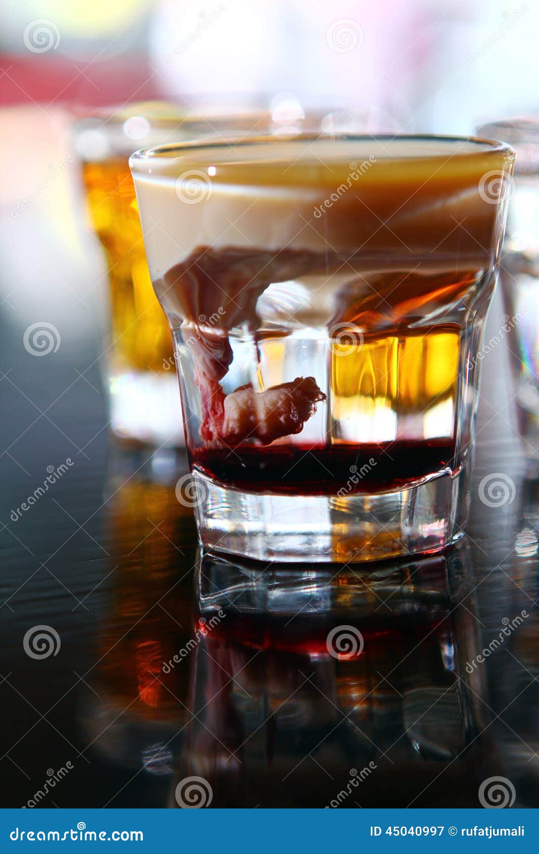 Various Shots on a Bar Stage Stock Image - Image of glass, freshness ...