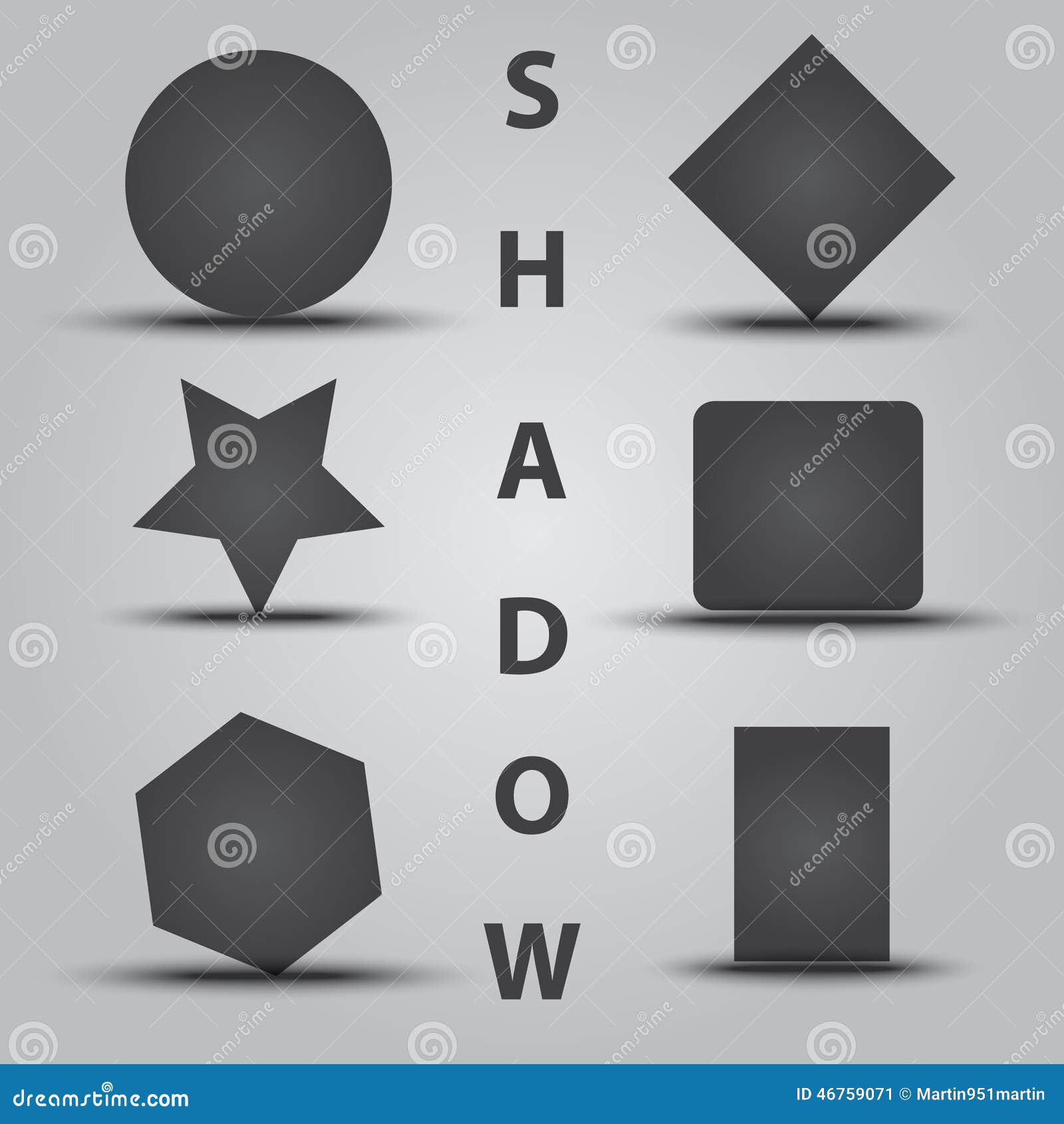 Various Shadow Puppet Faces Vector Illustration | CartoonDealer.com ...