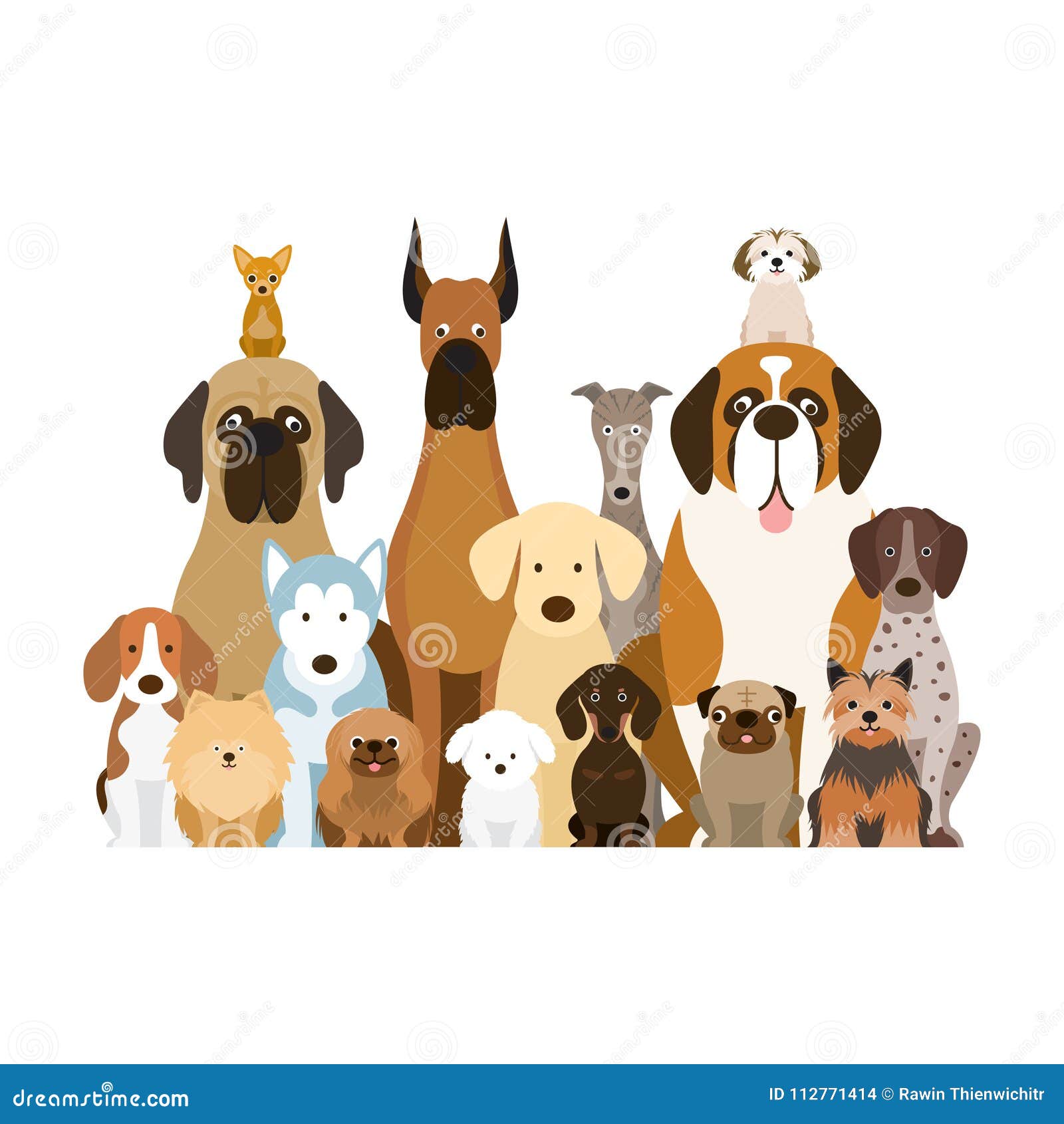 Group Of Pets Clipart