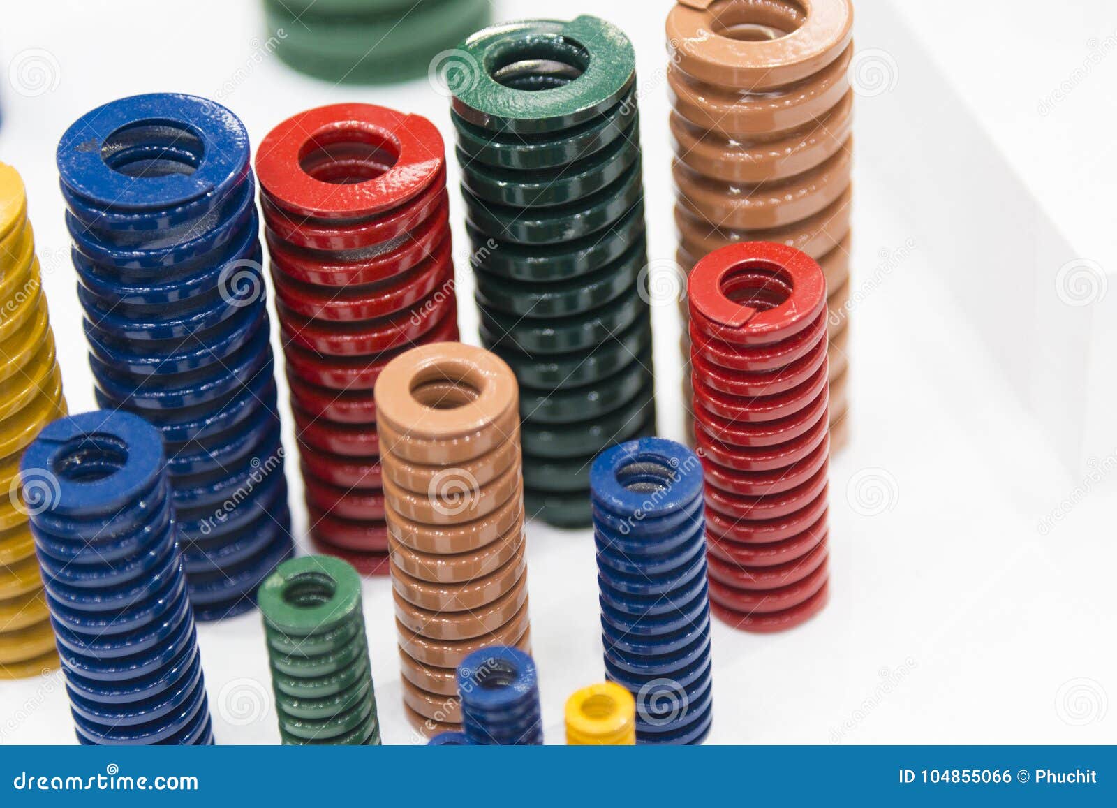 The Various Size Industrial Coil Spring Stock Photo - Image of coil ...