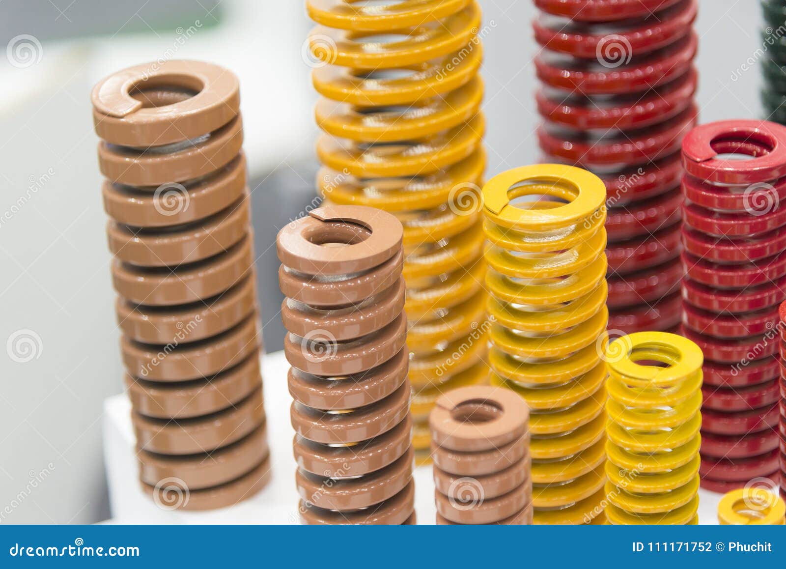 The Various Size Industrial Coil Spring Stock Photo - Image of ...