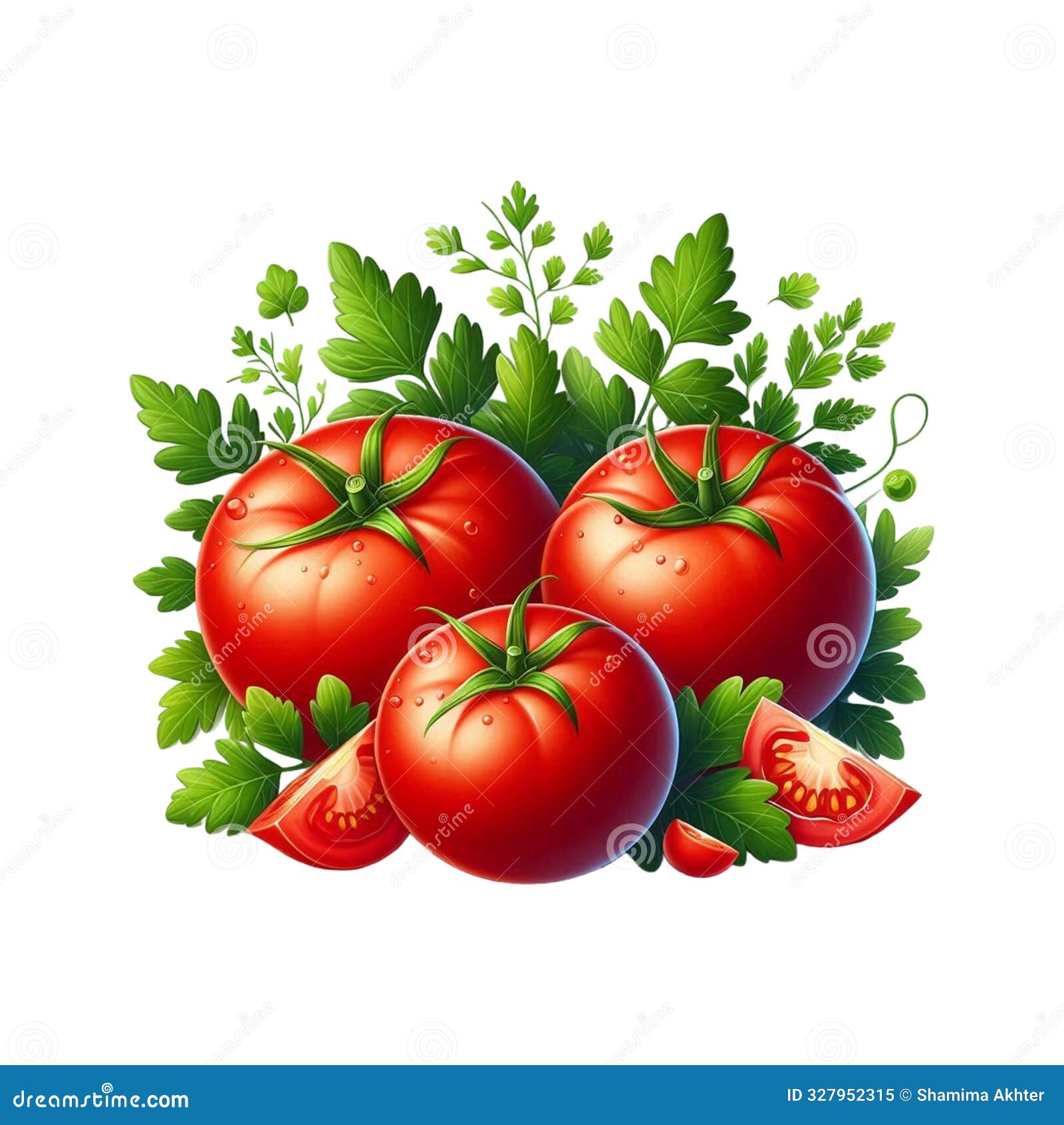Various size of tomatto stock illustration. Illustration of produce ...