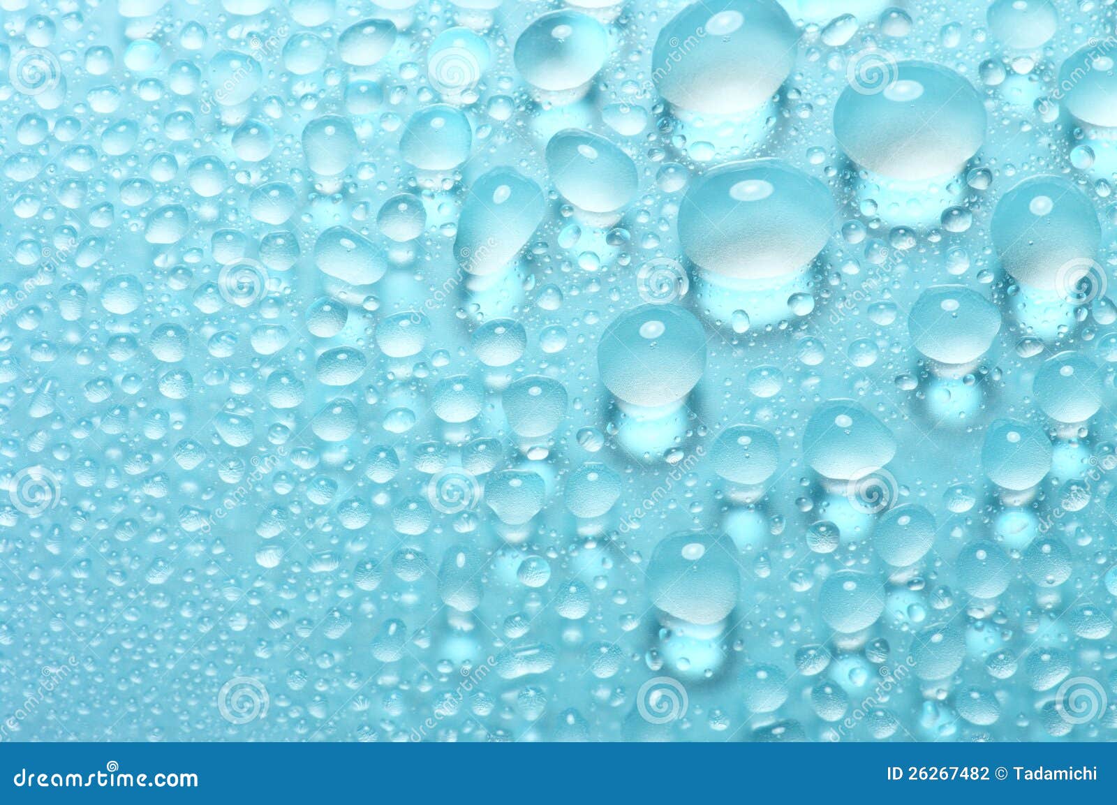 Various sizes water drops. stock photo. Image of texture - 26267482