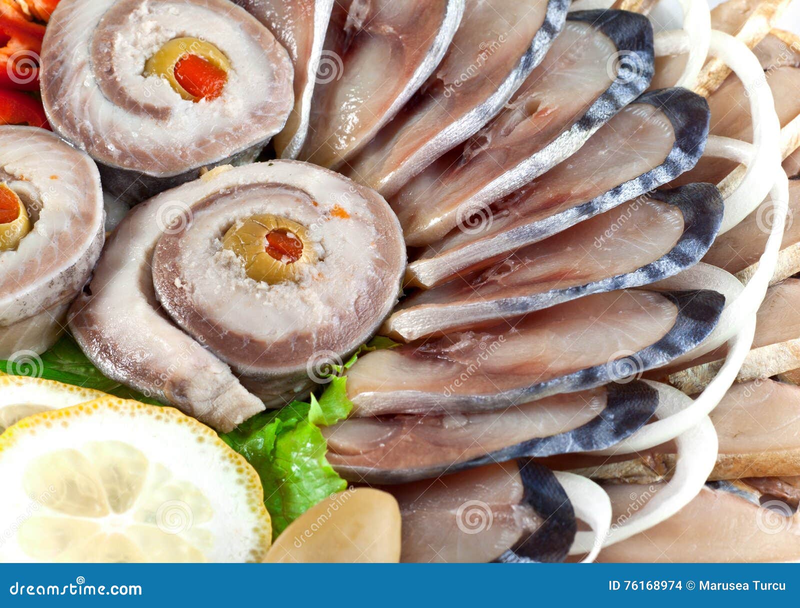 Various sliced fish stock photo. Image of nutritious - 76168974