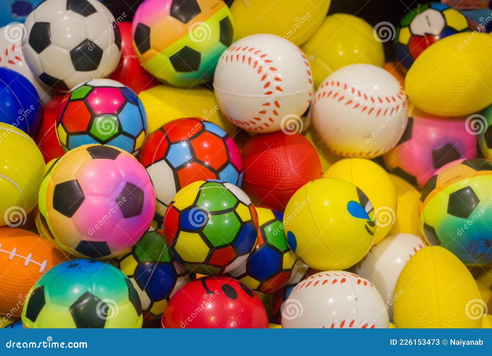 Various small sport balls stock image. Image of round - 226153473