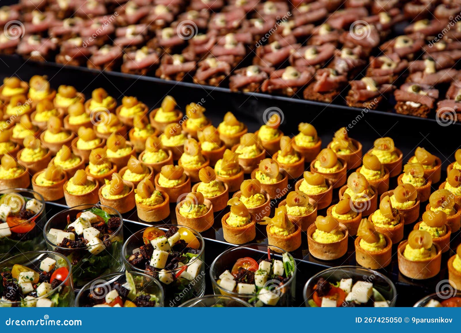 Various Snacks at the Buffet. Stock Photo - Image of event, dinner ...