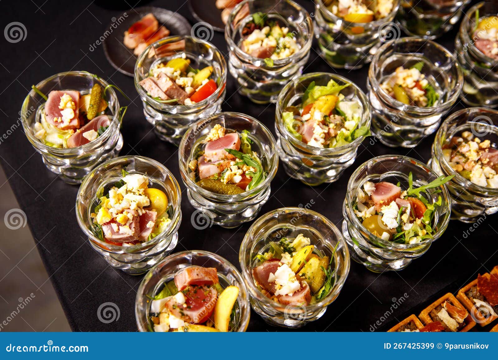 Various Snacks at the Buffet. Stock Image - Image of dinner, lunch ...