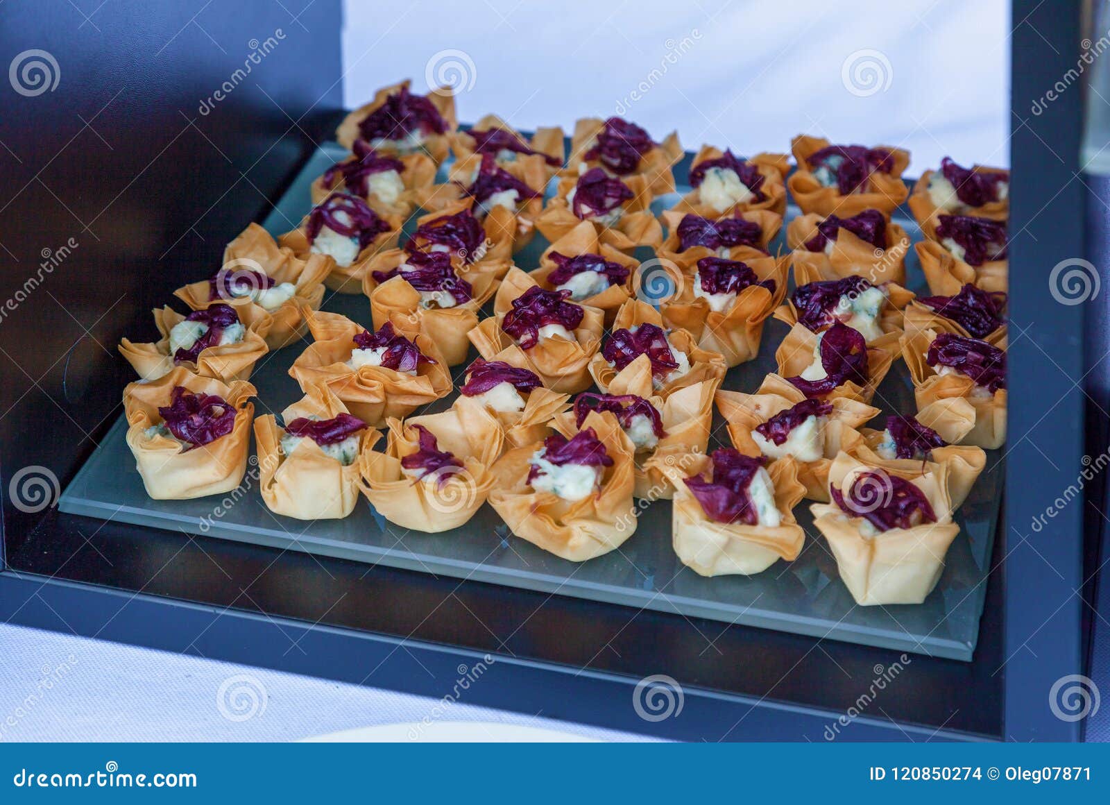 Various snacks Catering stock photo. Image of kitchen - 120850274