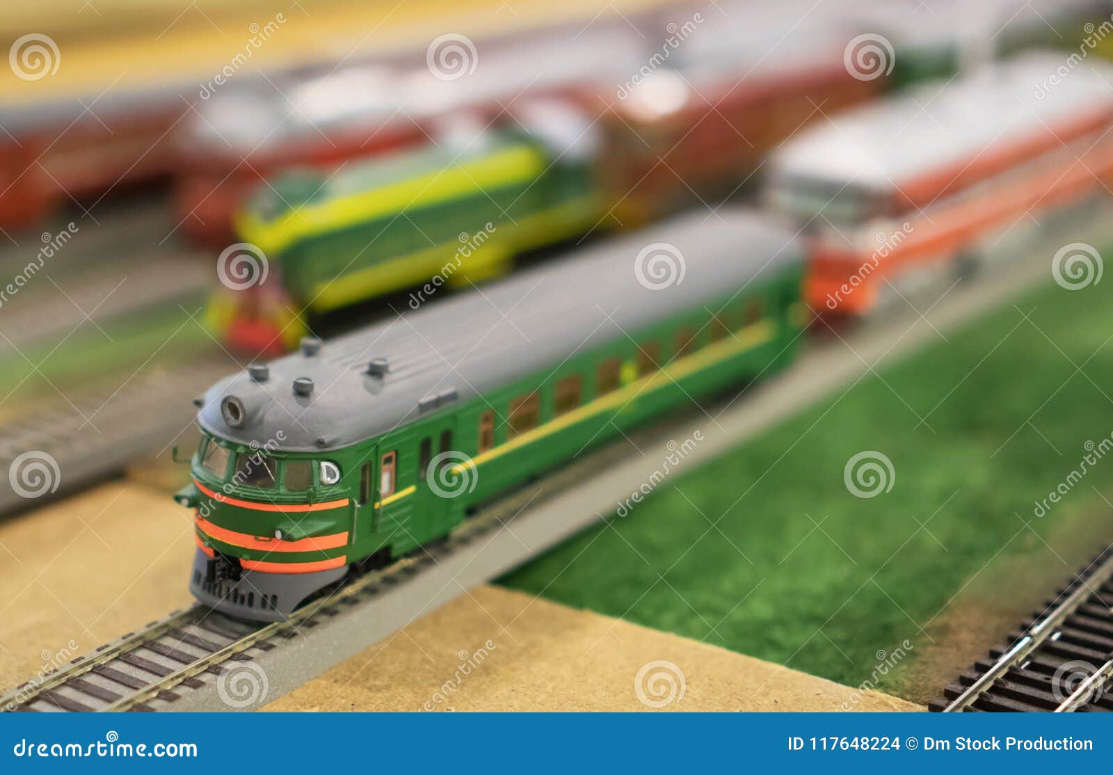 Various Soviet Train Models. Stock Photo - Image of handmade, cargo ...