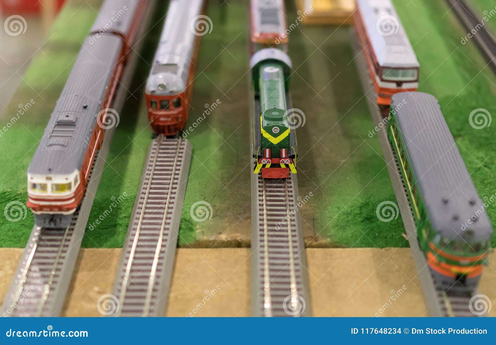 Various Soviet Train Models. Stock Photo - Image of locomotive ...