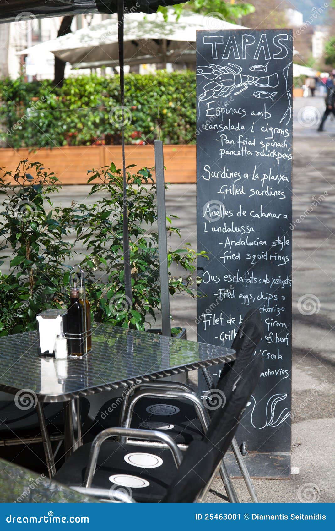 Various Spanish Menus stock image. Image of tapas, barcelona - 25463001