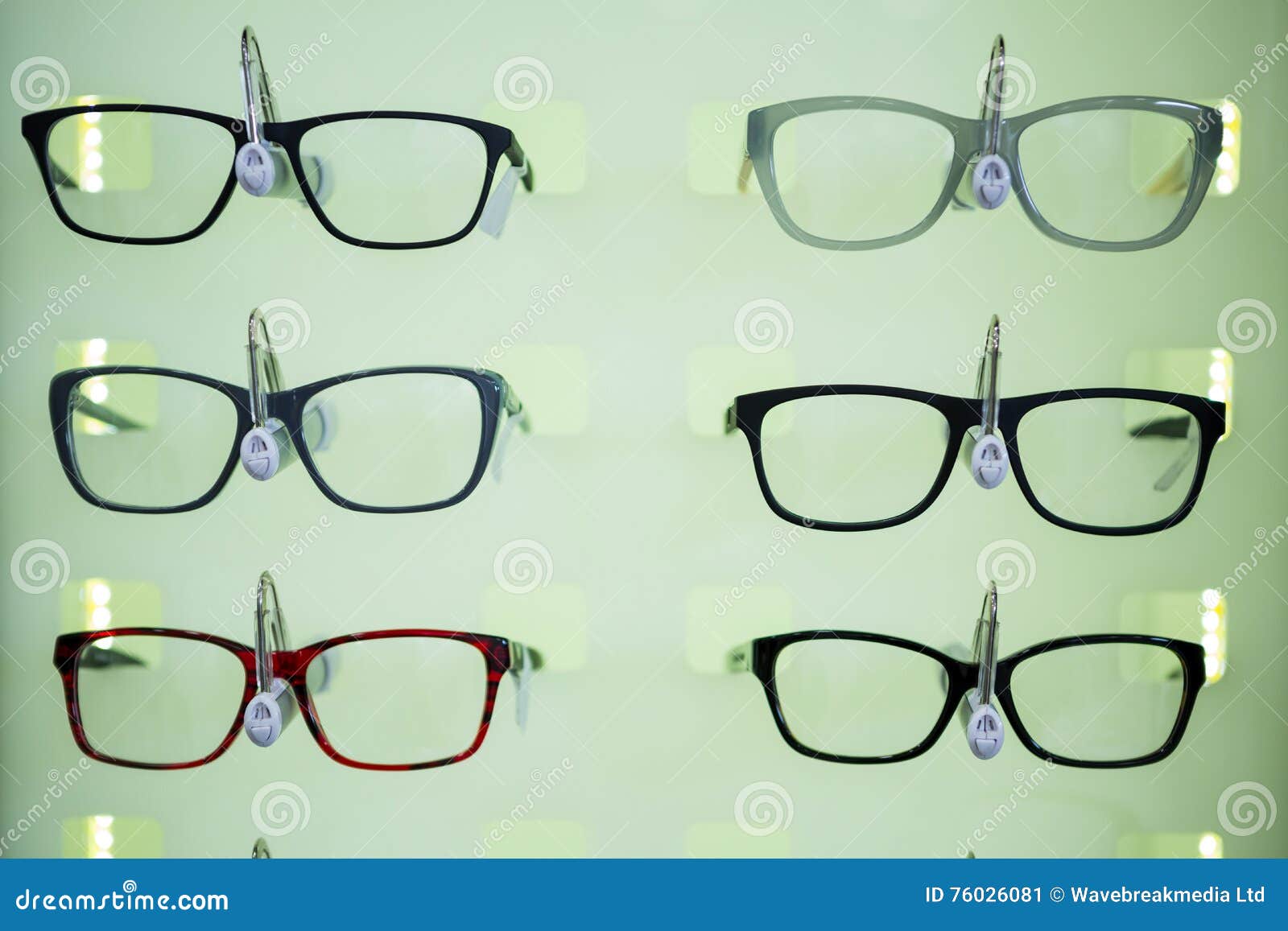 Various Spectacles on Display Stock Image - Image of variation, indoors ...