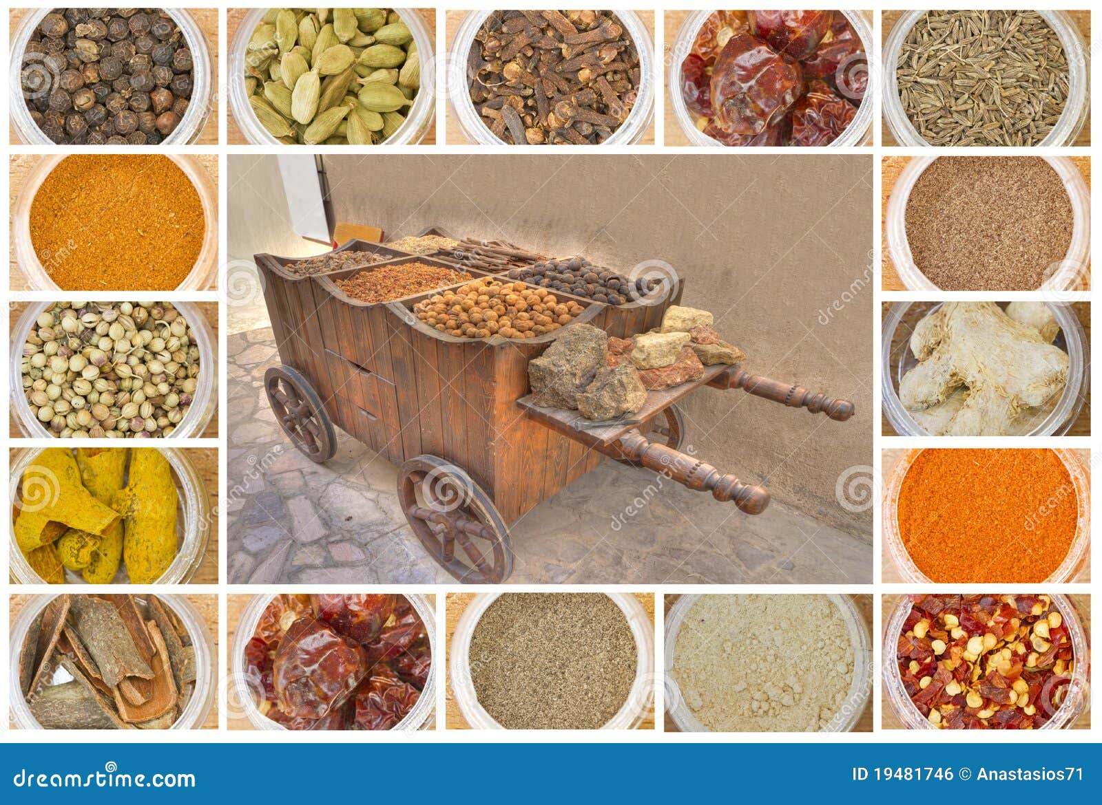 Various Spices All Over the World Stock Photo - Image of coriandre ...