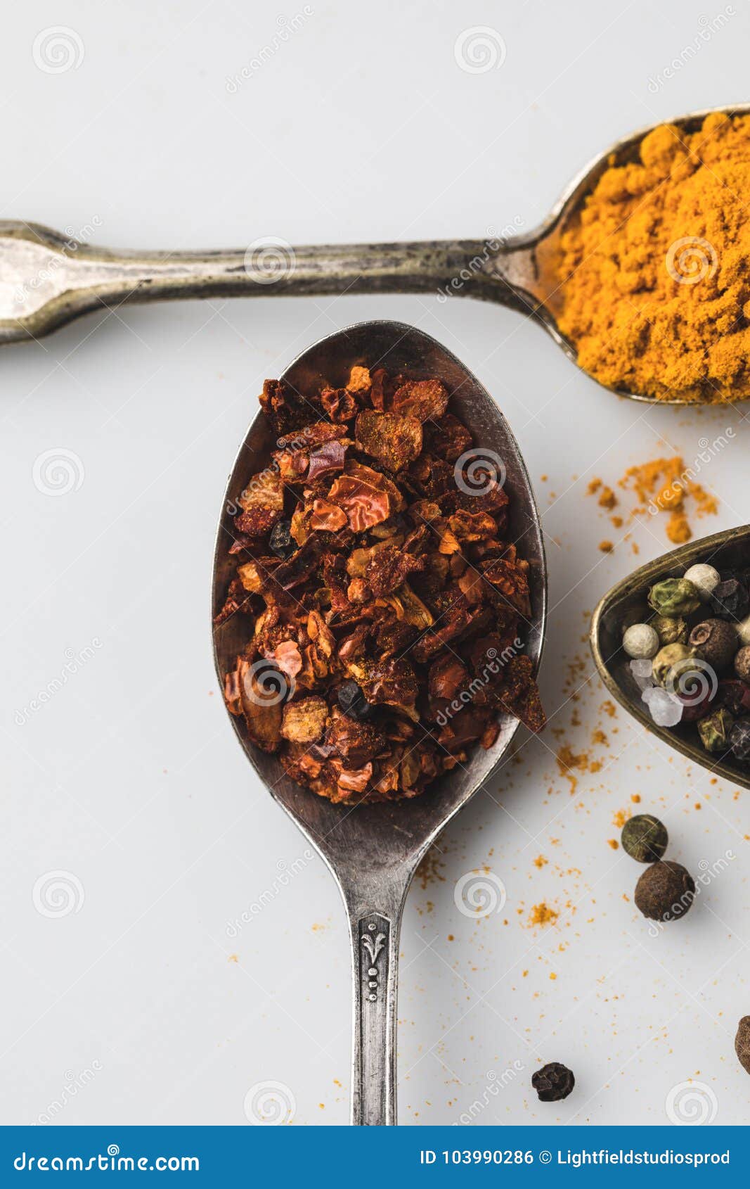 Various spices stock photo. Image of assorted, smell - 103990286