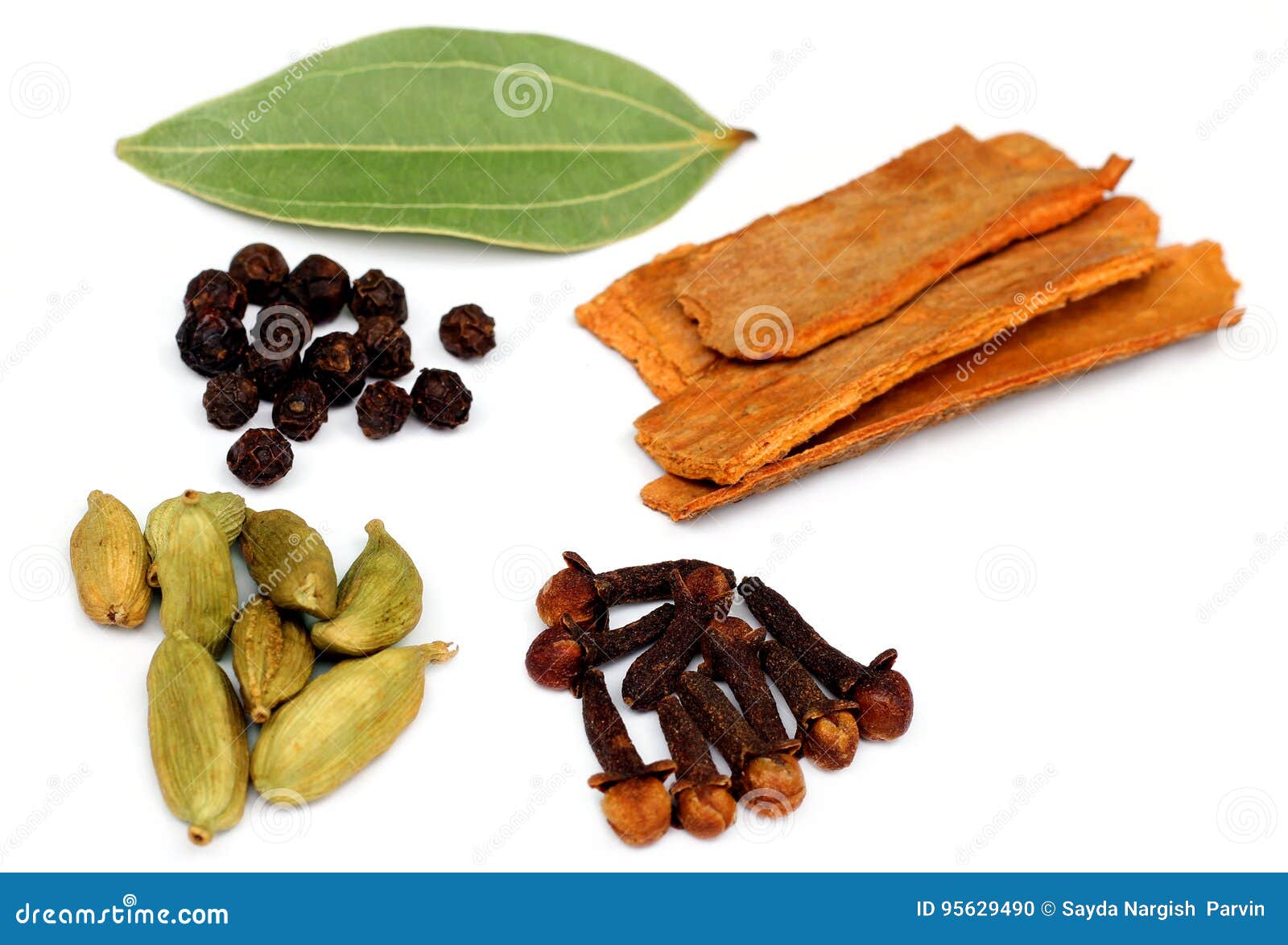 Various spices stock photo. Image of herb, cinnamon, healthy - 95629490
