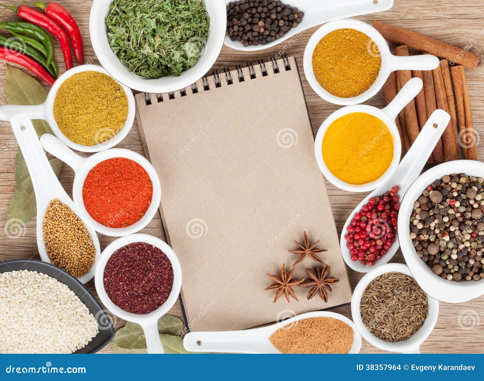 Various spices selection stock photo. Image of coriander - 38357964